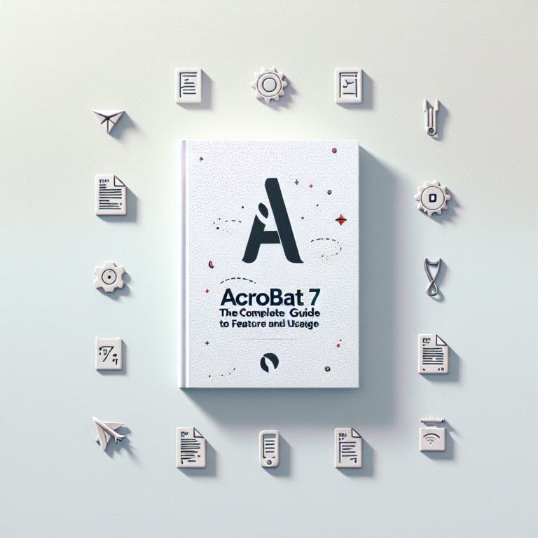 Adobe Acrobat 7の機能と使い方完全ガイド：互換性やサポート、ライセンスと価格、トラブルシューティングを徹底解説 ...